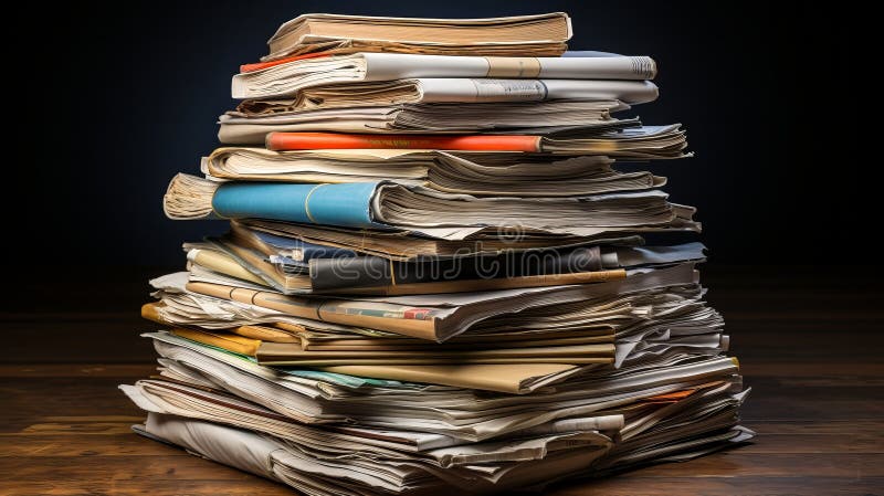 Stack Old Files Stock Illustrations – 83 Stack Old Files Stock ...