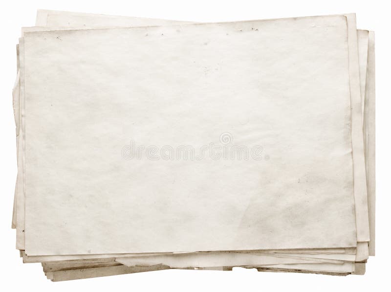 Stack of old papers stock photo. Image of list, weathered - 75493038
