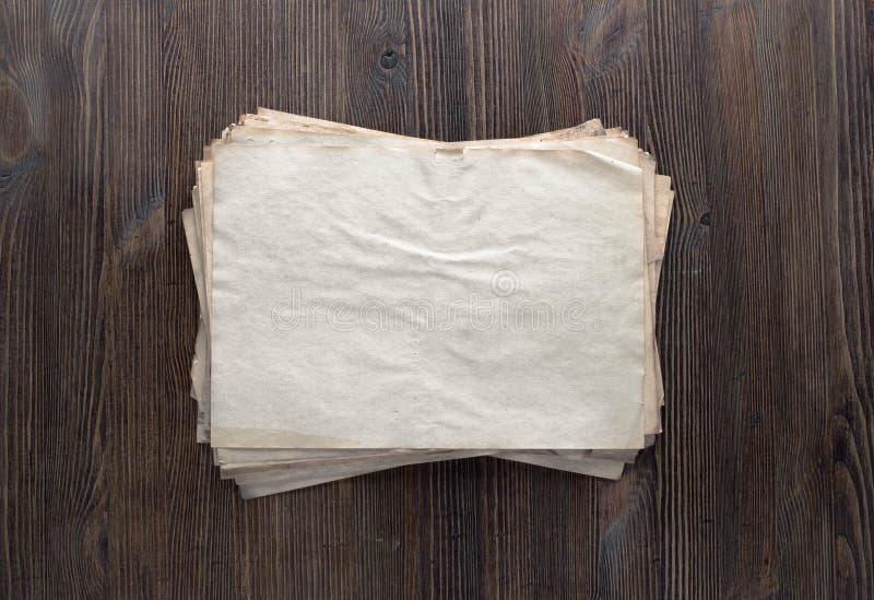 Stack of old papers stock image. Image of antique, textured - 174961461