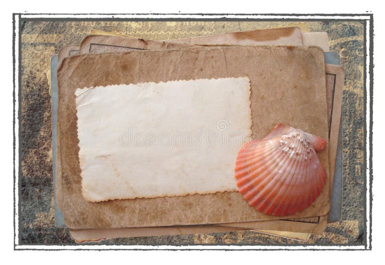 Stack of old postcards stock illustration. Illustration of aged - 14529059