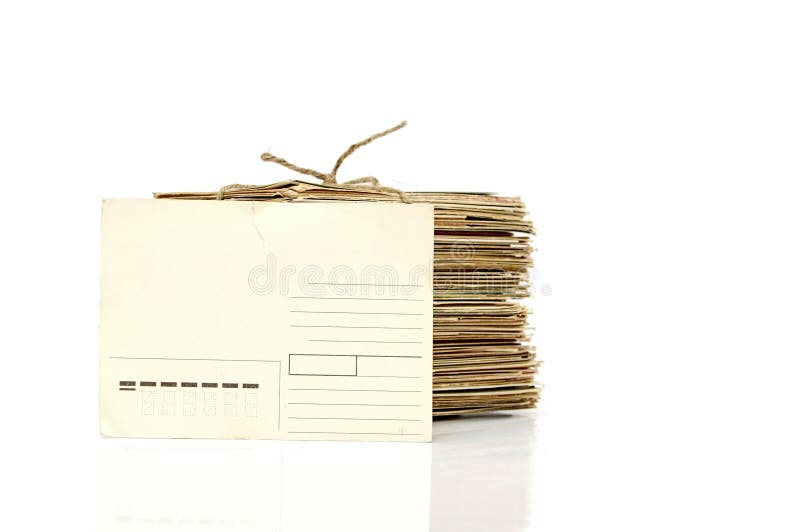 Stack of old letters stock photo. Image of mail, brown - 29153620