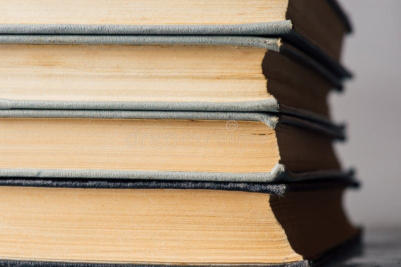 Stack of Old and Used Books Stock Photo - Image of antique, macro: 80146056