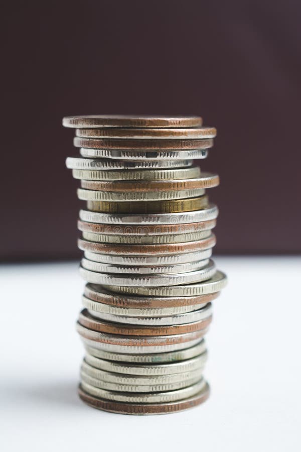 A Stack of Old Vintage Coins Stock Image - Image of rich, coin: 265184519