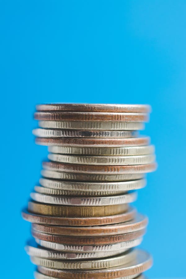 A Stack of Old Vintage Coins Stock Photo - Image of concept, investment ...
