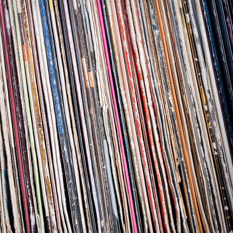 Stack of old vinyl records stock image. Image of lots - 72152019