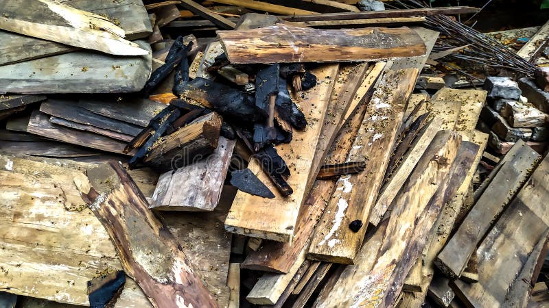 Wood waste stock photo. Image of recycled, grunge, removal - 183485424