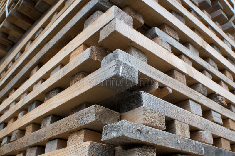 Stack of Old Wooden Planks in the Yard, Timber Stock Photo - Image of ...