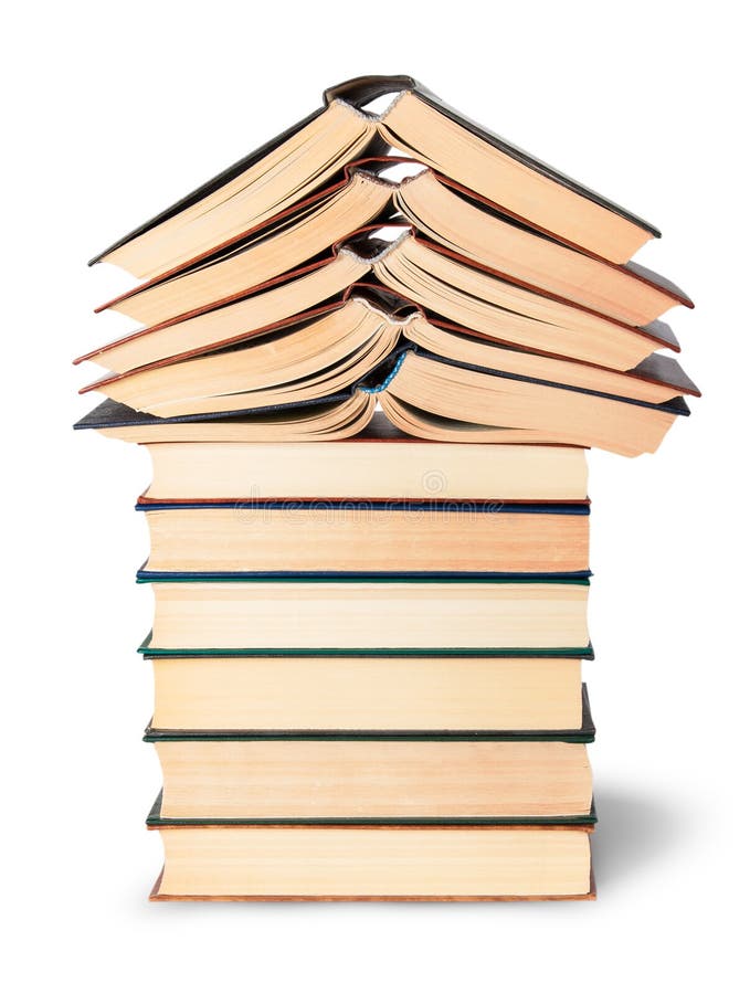 Stack of Open and Closed Old Books Stock Photo - Image of page, paper ...