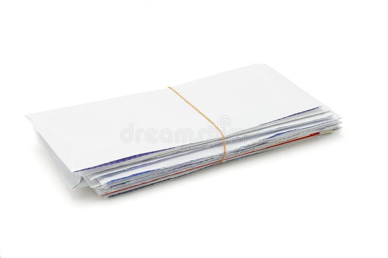 Stack of opened envelopes stock photo. Image of bills - 2468652