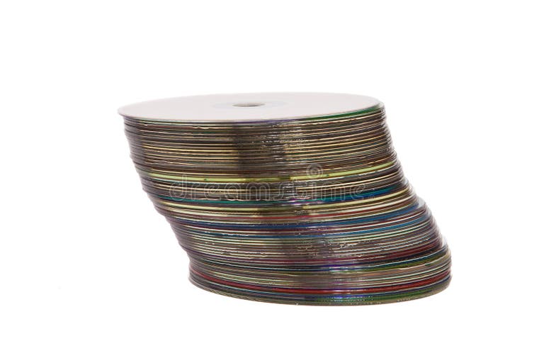 A stack of optical disks stock image. Image of audio - 30491399
