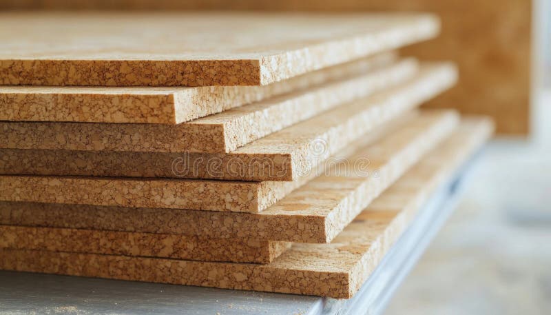 Stack of Oriented Strand Board Panels Lying on Top of Each Other Stock ...