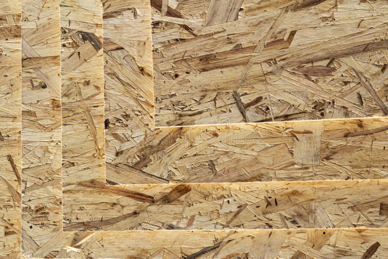 A stack of OSB sheets. stock photo. Image of material - 200373318