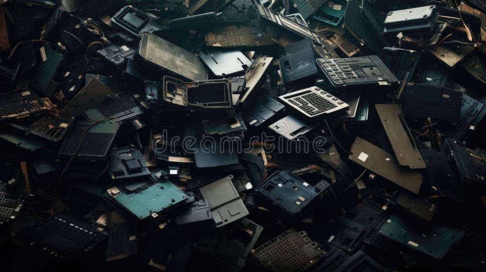 A Stack of Outdated Electronic Gadgets. Ideal for Illustrating ...