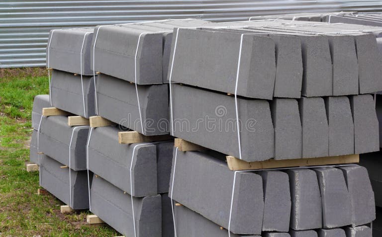 Stack of Packed Border Stones Stock Photo - Image of border, curb: 31392152