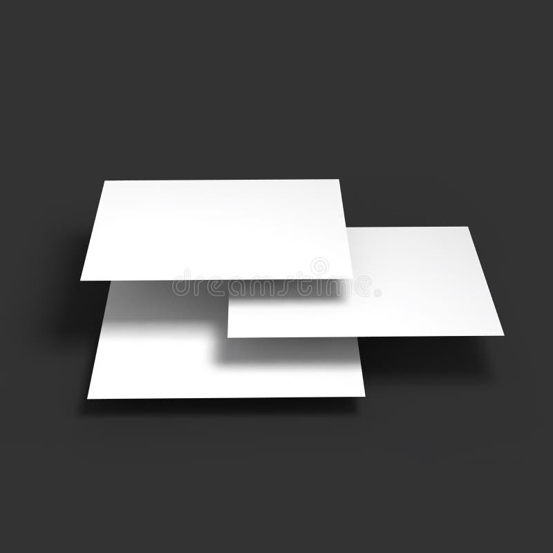 Stack of Pages with Curved Corners. Business Stock Vector ...