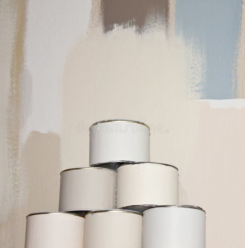 Stack of paint boxes stock image. Image of white, colors - 18575027