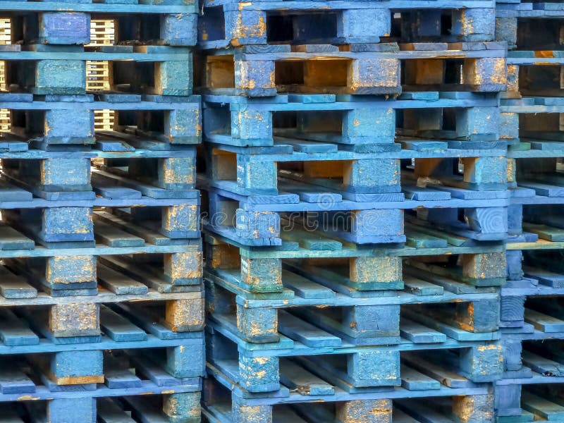 Stack of Pallets stock image. Image of pallettes, europallet - 34883087