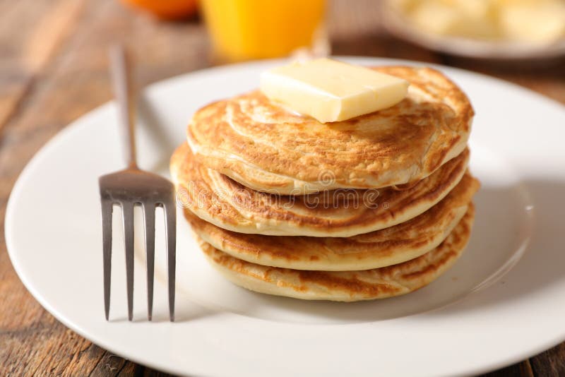 Stack of pancake stock image. Image of homemade, brunch - 179259239