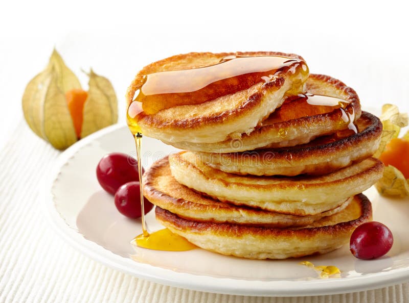 Pancakes and bananas stock image. Image of brown, fresh - 5516583