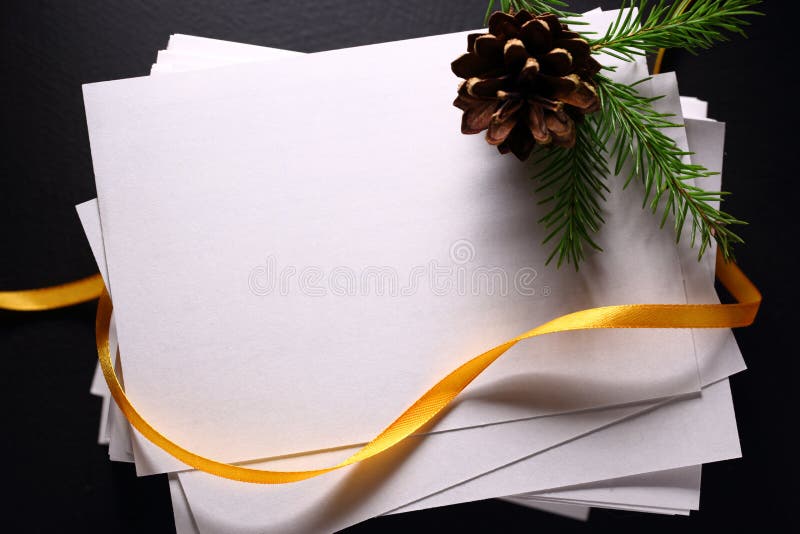 Stack of paper cards stock photo. Image of order, decorate - 27544560