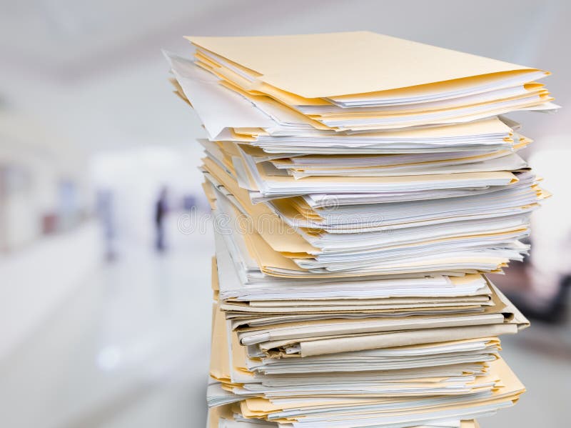 Stack, Paperwork, Paper stock photo. Image of business - 56649950