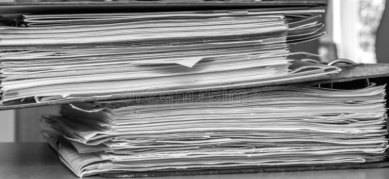 Stack of Documents or Files, Overload of Paperwork Stock Image - Image ...