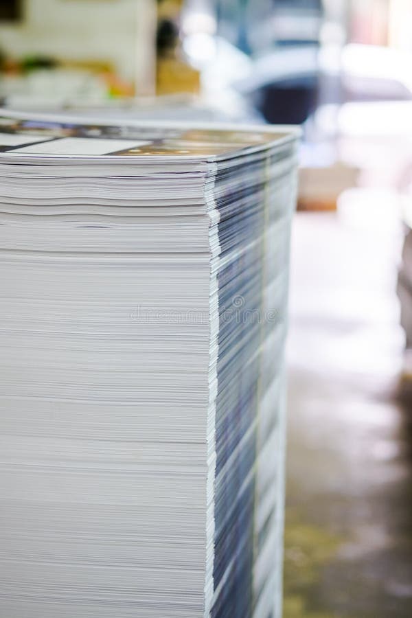 Stack of paper stock image. Image of writing, space, blank - 94665695