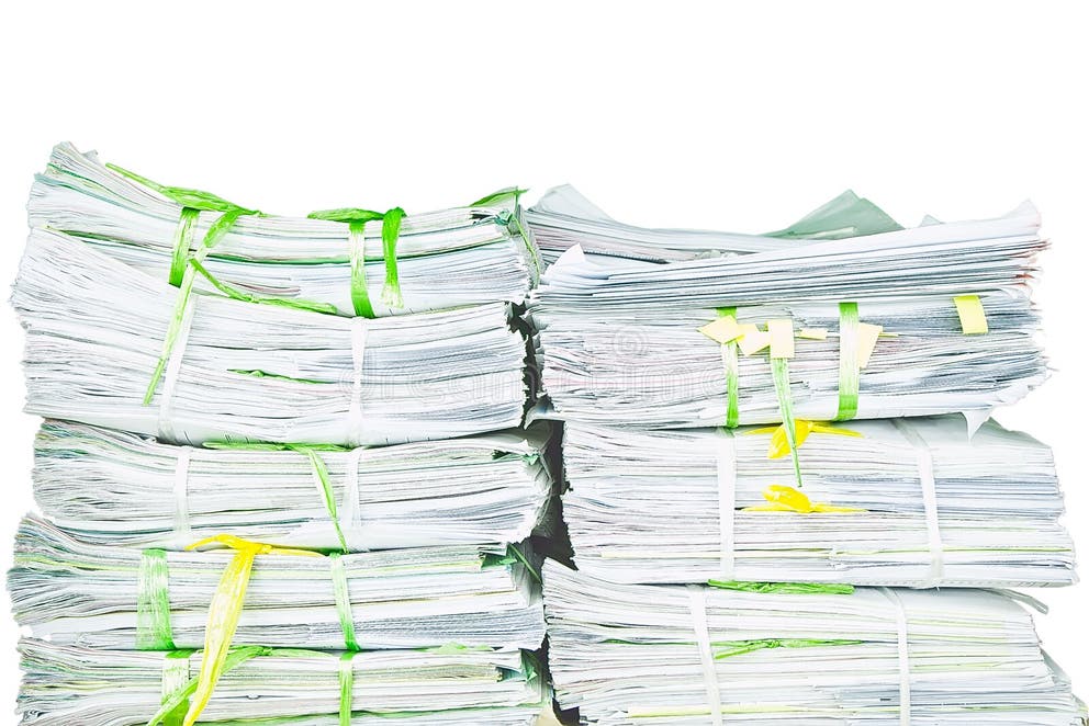 Stack of paper stock photo. Image of overburdened, manuscript - 47760194
