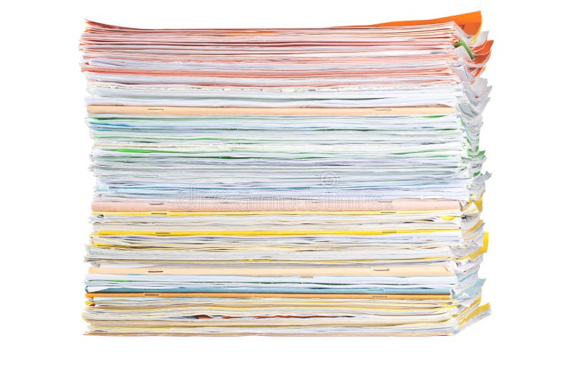 Stack of A4 paper stock image. Image of stack, supplies - 1344187