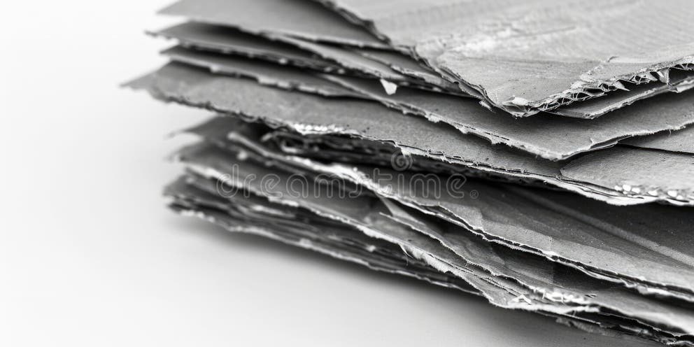 Stack of Paper with a Lot of Writing on it Stock Photo - Image of ...