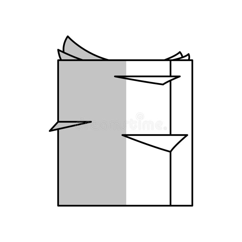 Stack of paper pages stock vector. Illustration of post - 85788979