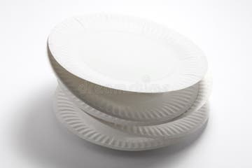 Stack of Paper Plates stock image. Image of fast, stack - 28661585