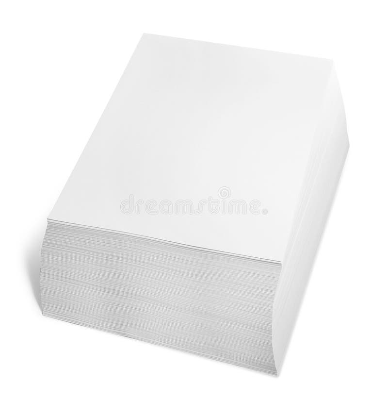 Stack of Paper Sheets Isolated on White Stock Image - Image of copy ... Stack of Paper Sheets Isolated on White Stock Image - Image of copy ...