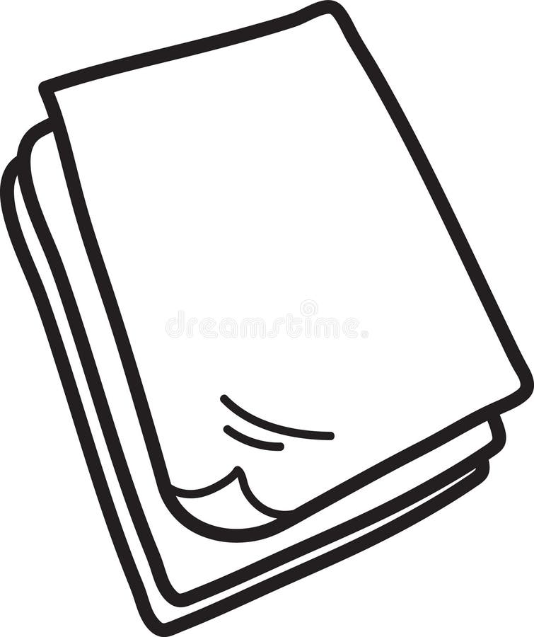 Stack of Paper Sheets Lined Stock Vector - Illustration of page, vector ...