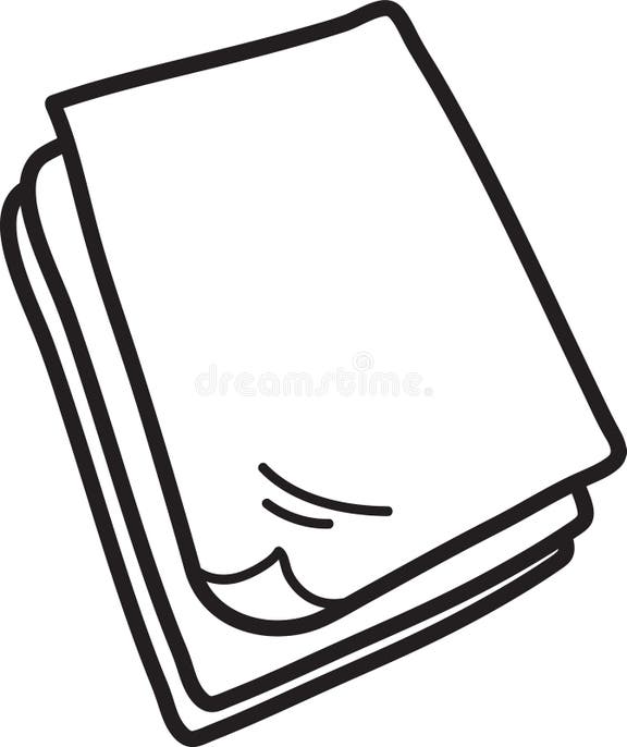 Stack of Paper Sheets Lined Stock Vector - Illustration of page, vector ...