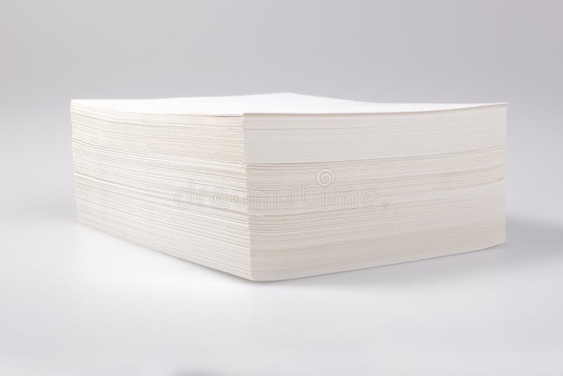 Stack of Paper stock photo. Image of blank, company - 129878190