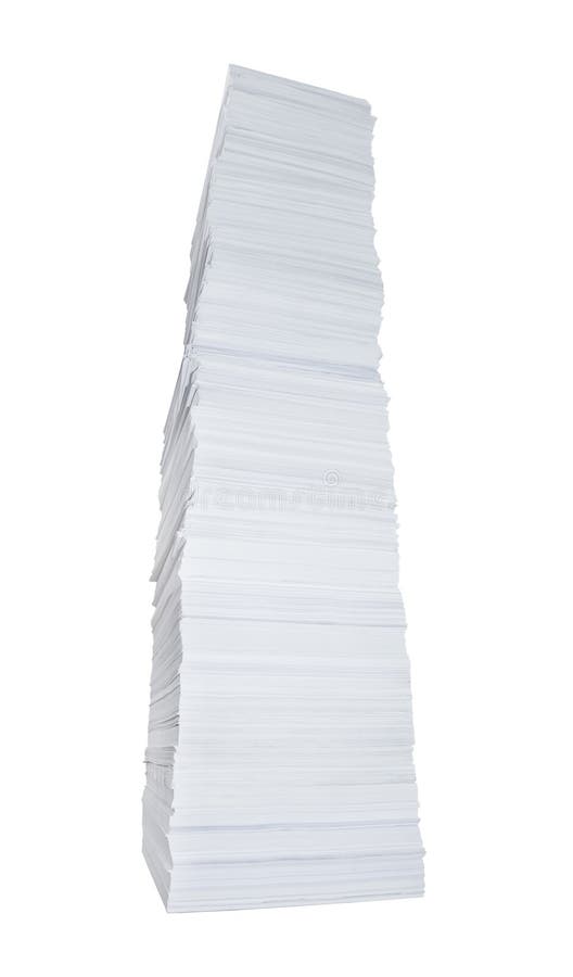Stack of paper stock image. Image of bureaucracy, letter - 177076515