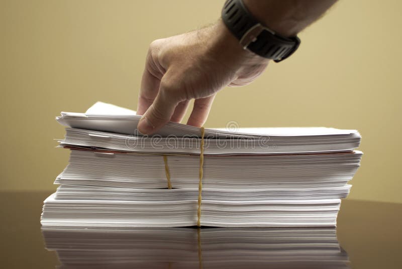 Stack of Papers stock image. Image of file, document - 11205975