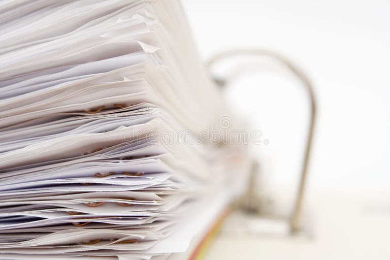 Stack of papers stock image. Image of stack, papers, paperwork - 1787007