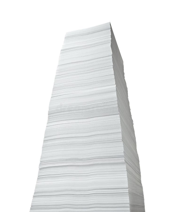 Stack of papers stock image. Image of group, paper, printing - 14437743