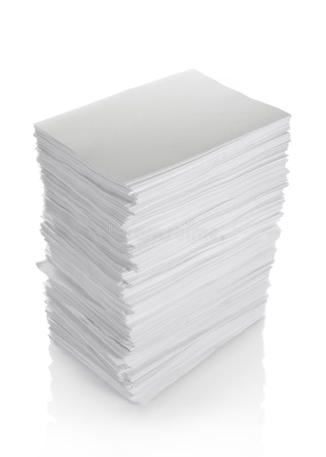 Stack of papers stock image. Image of organization, evidence - 21728205