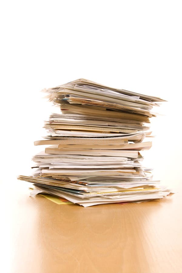 Stack of papers stock photo. Image of paper, detail, blank - 23123922