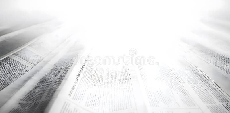 A Stack of Papers with Blurred Text in the Background Stock ...