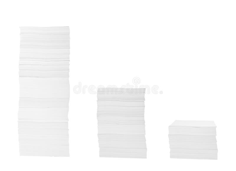 Stack of Papers Documents Office Business Stock Image - Image of ...