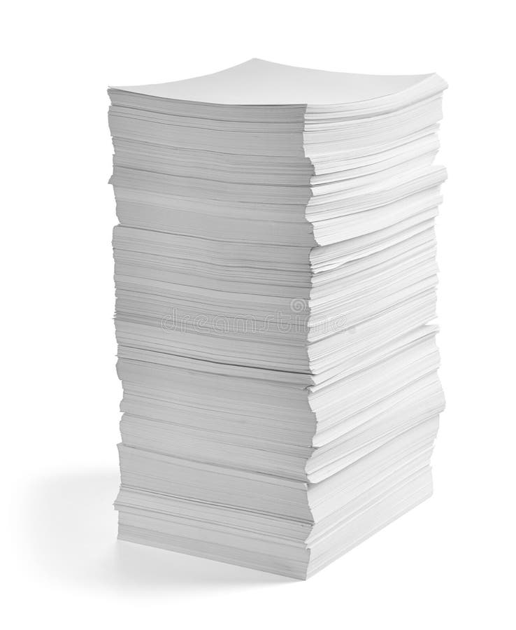 Stack of papers stock image. Image of organization, evidence - 21728205