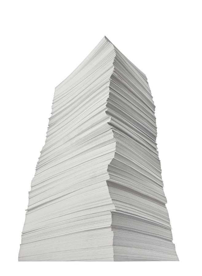 Stack of Papers Documents Office Business Stock Photo - Image of manage ...