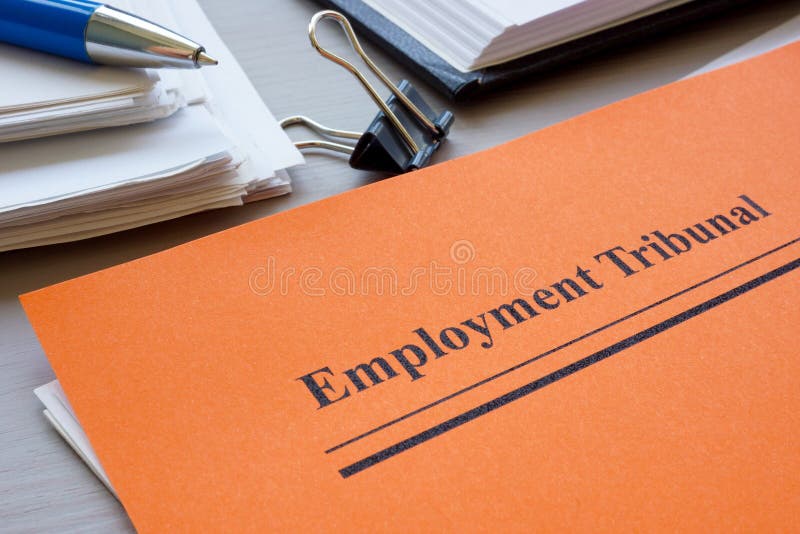 Stack of Papers and Employment Tribunal Documents. Stock Photo - Image ...