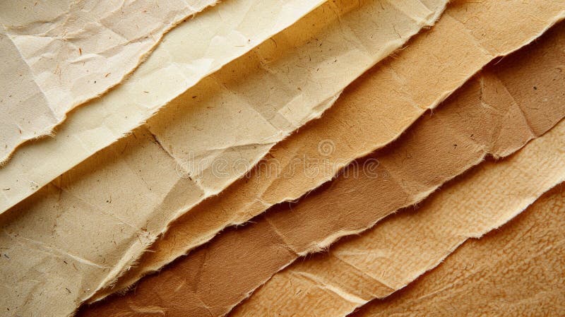 Stack of Papers Featuring Assorted Shades of Brown and White. Natural ...