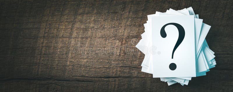 Stack of Papers with Question Mark Stock Photo - Image of signs ...