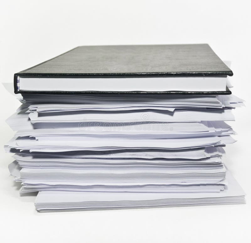 Stack paperwork stock photo. Image of stack, paper, book - 29034638